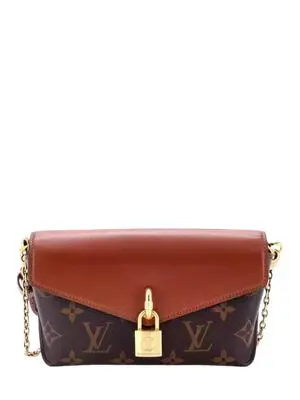 LOUIS VUITTON Monogram Canvas And Leather Cross Body Bag - Brown