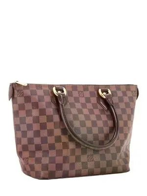LOUIS VUITTON Saleya Damier Pm Tote Bag - Brown