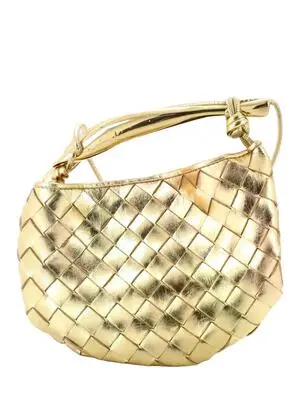 Bottega Veneta Bottega Veneta Intrecciato Nappa Mini Satchel Gold