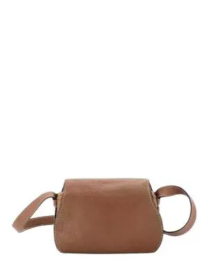 Chloé Chloé Marcie Leather Small Cross Body Bag Brown