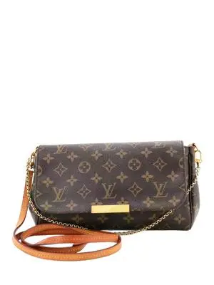 LOUIS VUITTON Monogram Canvas Favorite Pm Clutch Bag - Brown