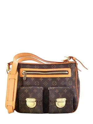 LOUIS VUITTON Hudson Handbag Monogram Canvas Gm Shoulder Bag - Brown