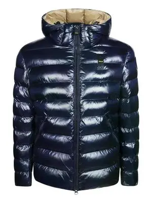BLAUER. Adams Hooded Puffer Jacket - Blue
