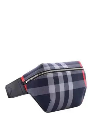 Burberry Sonny House Check Canvas Belt Bag - Black