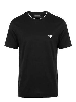Emporio Armani T-shirt Size Lyocell, Cotton - Black