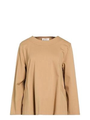 MEIMEIJ Viscose Blend Long Sleeve Sweatshirt - Beige