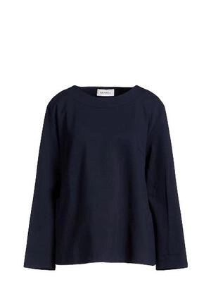 MEIMEIJ MEIMEIJ Viscose Blend Crewneck Sweatshirt Blue