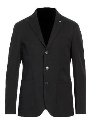 LIU •JO MAN Blazer Size Polyester, Wool, Elastane - Black