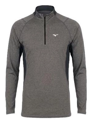 Mizuno Polyester Wool Polyacrylic T-shirt - Grey