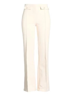 Elisabetta Franchi ELISABETTA FRANCHI Flared Crepe Trousers Cream