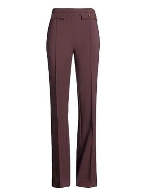 Elisabetta Franchi ELISABETTA FRANCHI Flared Crepe Trousers Red