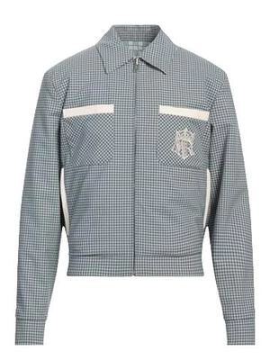 Amiri AMIRI Check Woven Harrington Jacket Blue