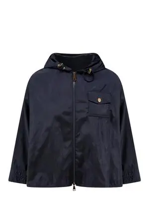 Moncler Nylon Cape Jacket - Blue