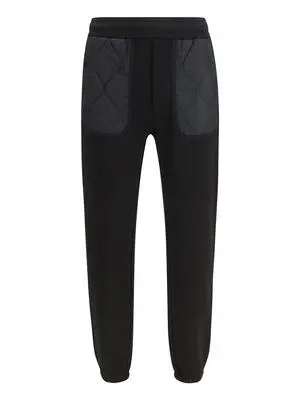 Moncler Cotton Blend Sweatpants - Black