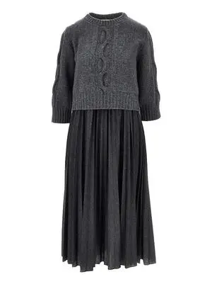 MAX MARA Midi Dress With Sweater