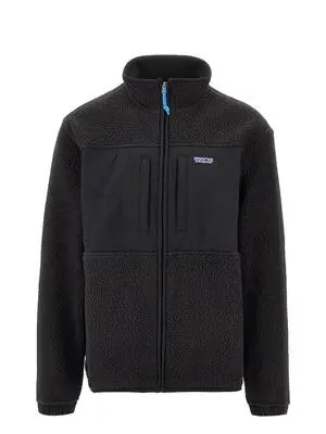 Patagonia Retro Patch Fleece Jacket - Black