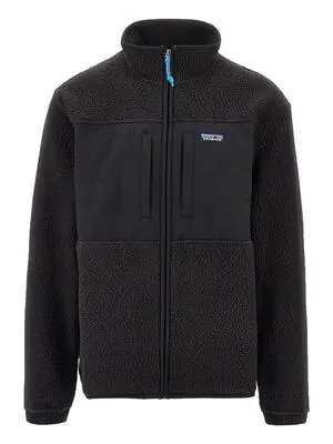 Patagonia Retro Patch Fleece Jacket - Black