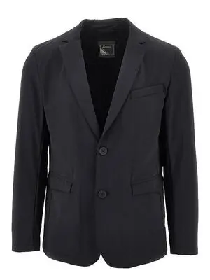 HERNO HERNO Nylon Twill Single-Breasted Jacket