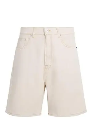 PICANTE Denim Deck Shorts - Beige