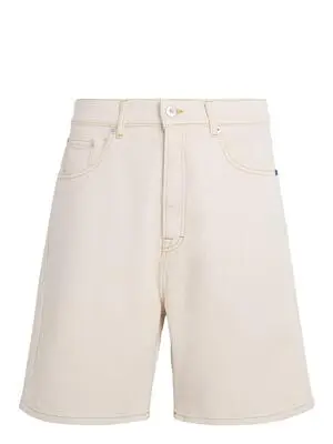 PICANTE Denim Deck Shorts - Beige