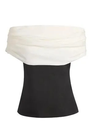 VORANIDA Voranida Silk-Blend Ruched-Detail Vetra Top