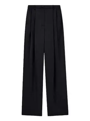 Emporio Armani Pleat Detailed Trousers - Black