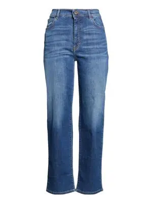 Max Mara Tapered Denim Trousers - Blue