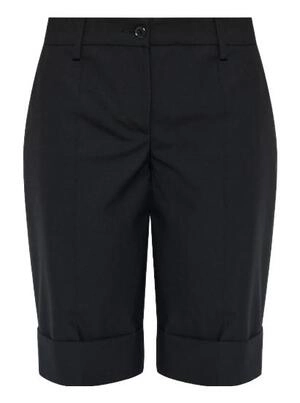 Moschino Tailored Belt-loop Shorts - Black