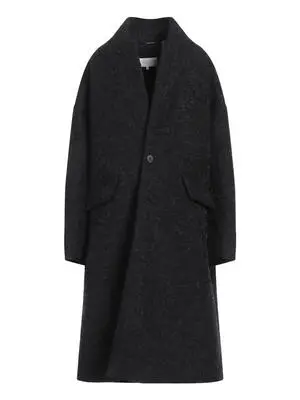 MAISON MARGIELA Minimal Single-breasted Coat - Black