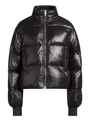 GANNI Quilted Puffer Down Jacket - Black