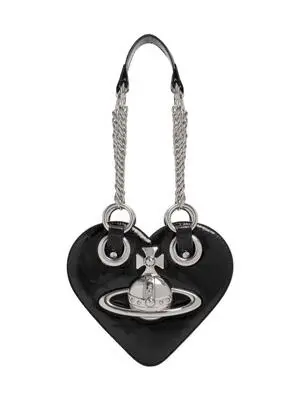 VIVIENNE WESTWOOD Juliet Heart Shoulder Bag - Black