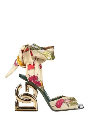 Dolce & Gabbana Satin Sandals - Yellow