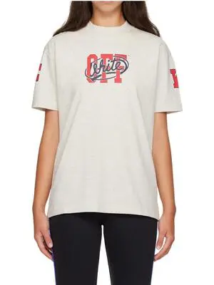 Off-White Short-sleeved T-shirt - Grey