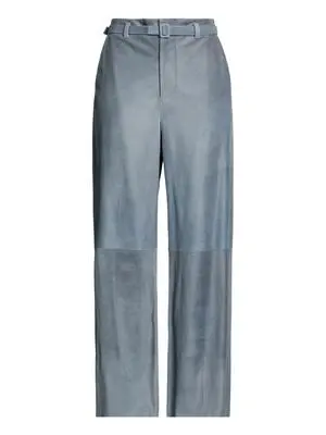 Marni Suede Wide-leg Trousers - Grey