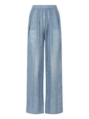 Ermanno Scervino Pleated Casual Pants - Blue