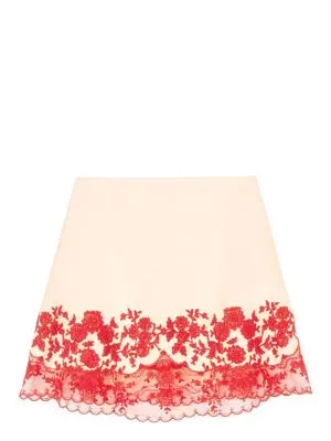 Ermanno Scervino Lace-trim Mini Skirt - No