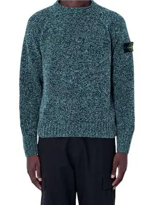 Stone Island Crew-neck Knit Top - Blue