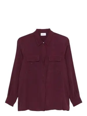 Marella Button-pocket Shirt - Red