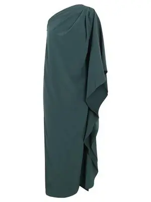 GIANLUCA CAPANNOLO One Shoulder Asymmetrical Dress - Green