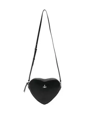 VIVIENNE WESTWOOD Alexa Heart Shoulder Bag - Black