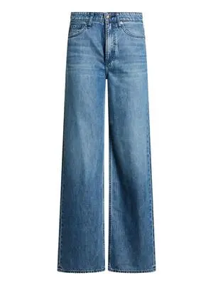 Rag & Bone Loose Straight-leg Jeans - Blue