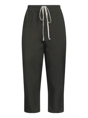 Rick Owens Solid Color Casual Trousers - Green