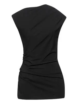 Brunello Cucinelli Sleeveless Jersey Top - Black