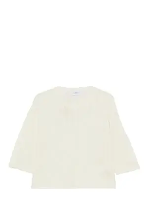 Marella Crew-neck Cable-knit Sweater - Light Brown