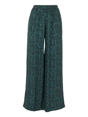 GIANLUCA CAPANNOLO Casual Pants With An Irregular Pattern - Green