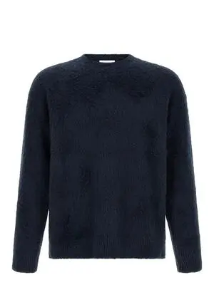 ROBERTO COLLINA Long-sleeve Knit Top - Blue