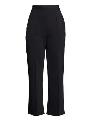 Max Mara Minimalist Flared Trousers Black