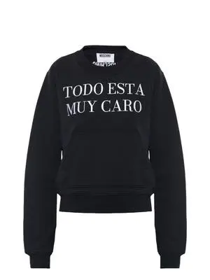 Moschino Moschino Long-Sleeve Sweatshirt Black