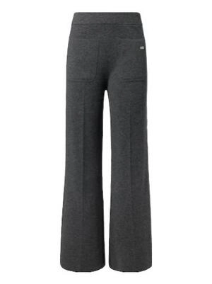 Victoria Beckham Wool And Cashmere Wide-leg Pants - Grey
