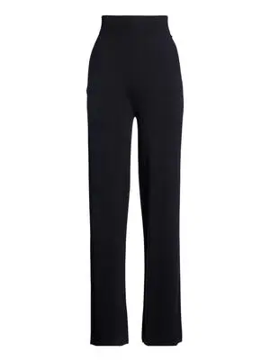 Max Mara Solid Casual Bootcut Trousers - Blue